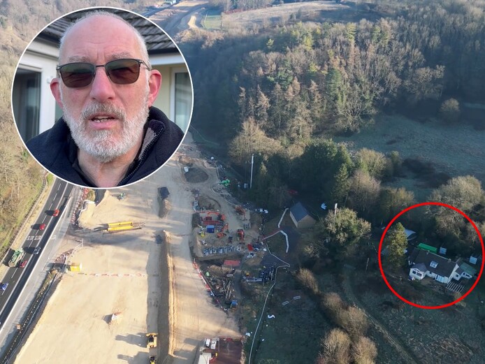 Aanleg snelweg maakt huis Brian onbereikbaar, dus ‘krijgt’ Brit tunnel van 7 miljoen euro ...