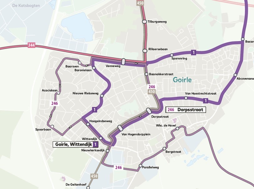 De bus tussen Goirle en Tilburg gaat vaker en sneller rijden, maar dat ...
