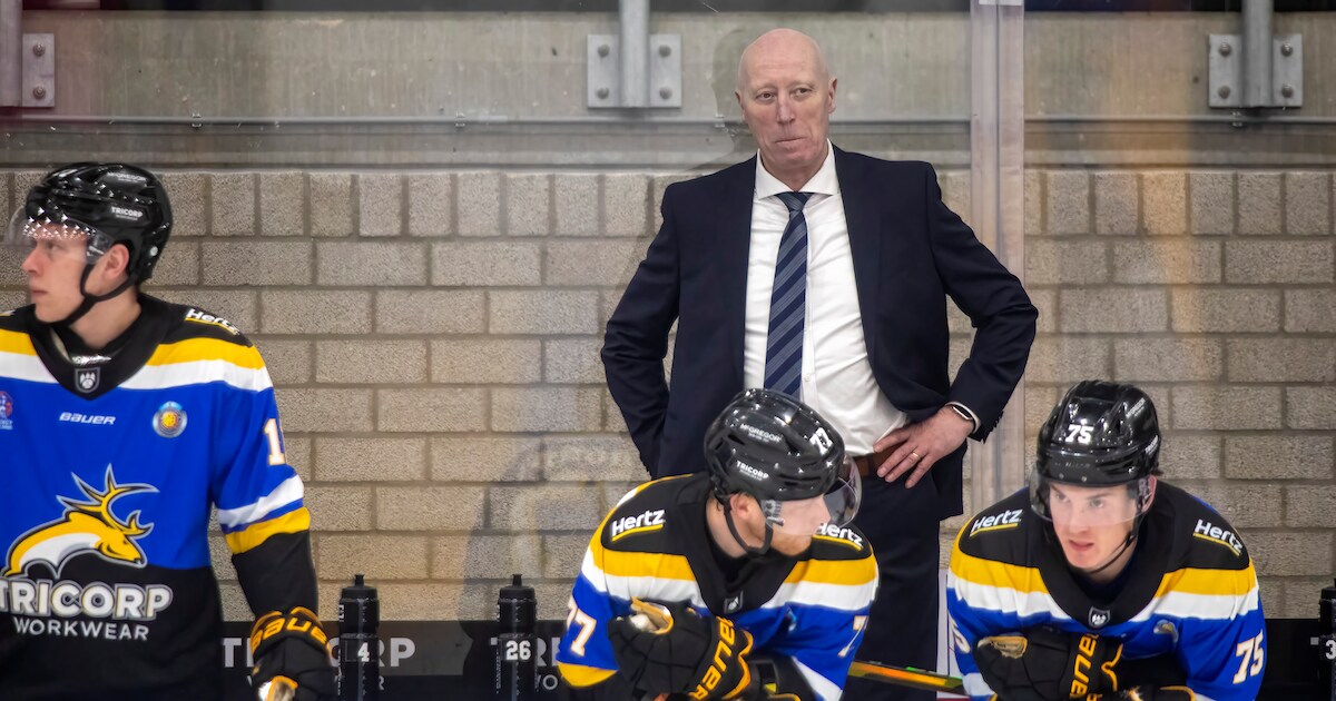 Trappers-coach Doug Mason is blij met minder ploegen in de Oberliga ...