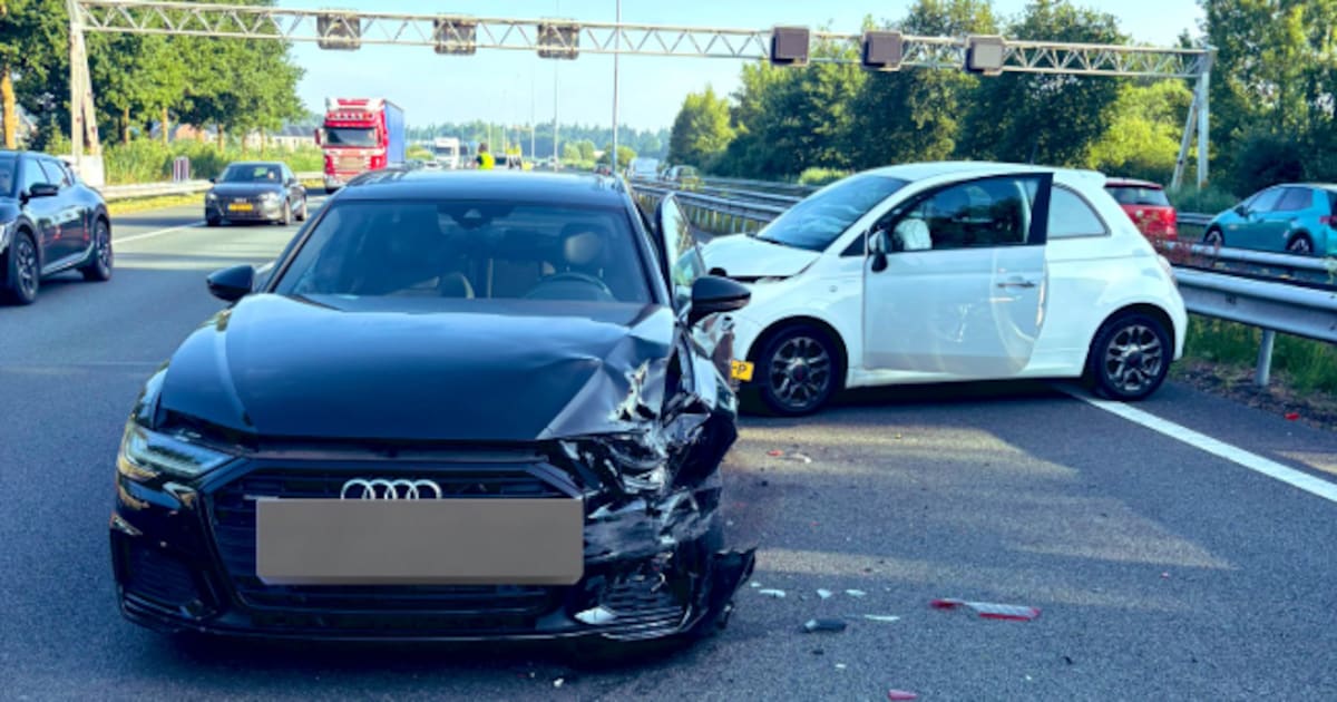 Ongeluk met vijf voertuigen op de A2 bij Boxtel | Boxtel | BD.nl